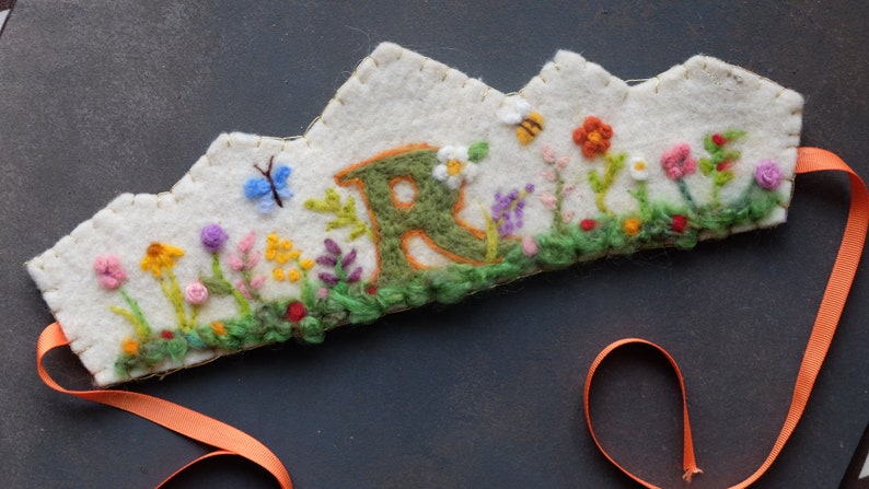 Wool Crown Needle Felting Birthday Crown Waldorf Crown - Etsy