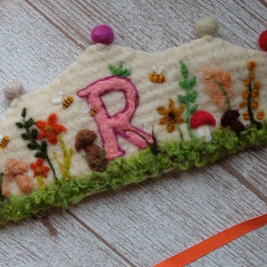 Wool Crown, Needle Felting Birthday Crown, Waldorf Crown, Toddler Crown ...