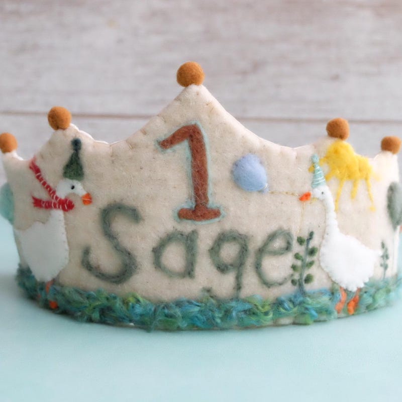Goose Felt Crown - Etsy