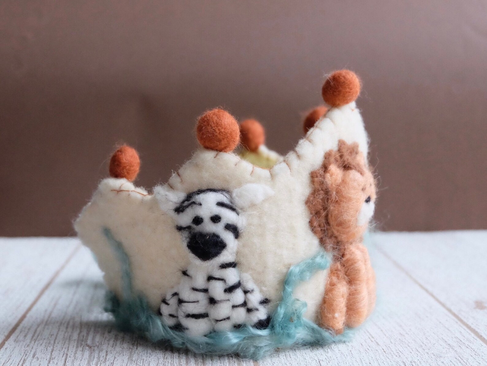 Waldorf Personalized Crown, Wool Birthday Crown for Boy, Felt Birthday ...