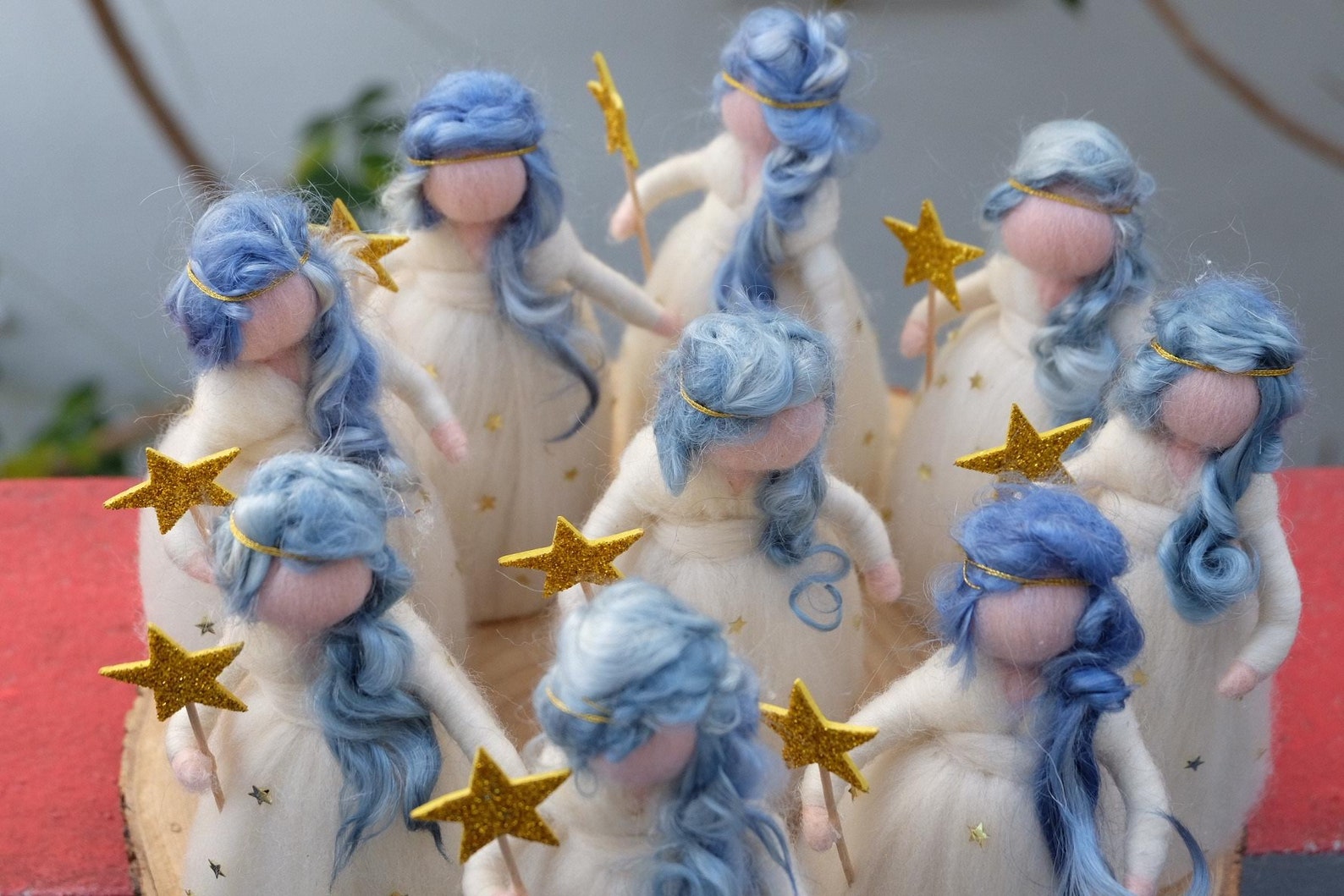 Waldorf Inspired Fairy, Fairy Art, Wool Fairy,hanging Fairy, Needle ...