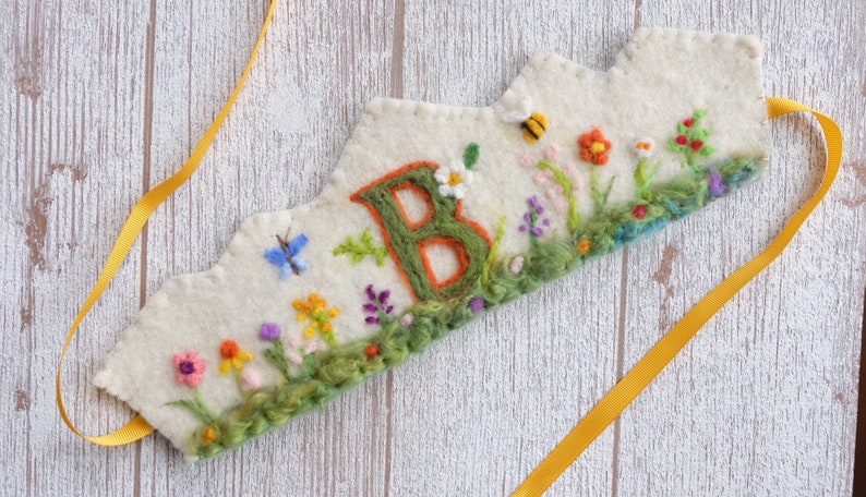 Wool Crown Needle Felting Birthday Crown Waldorf Crown - Etsy