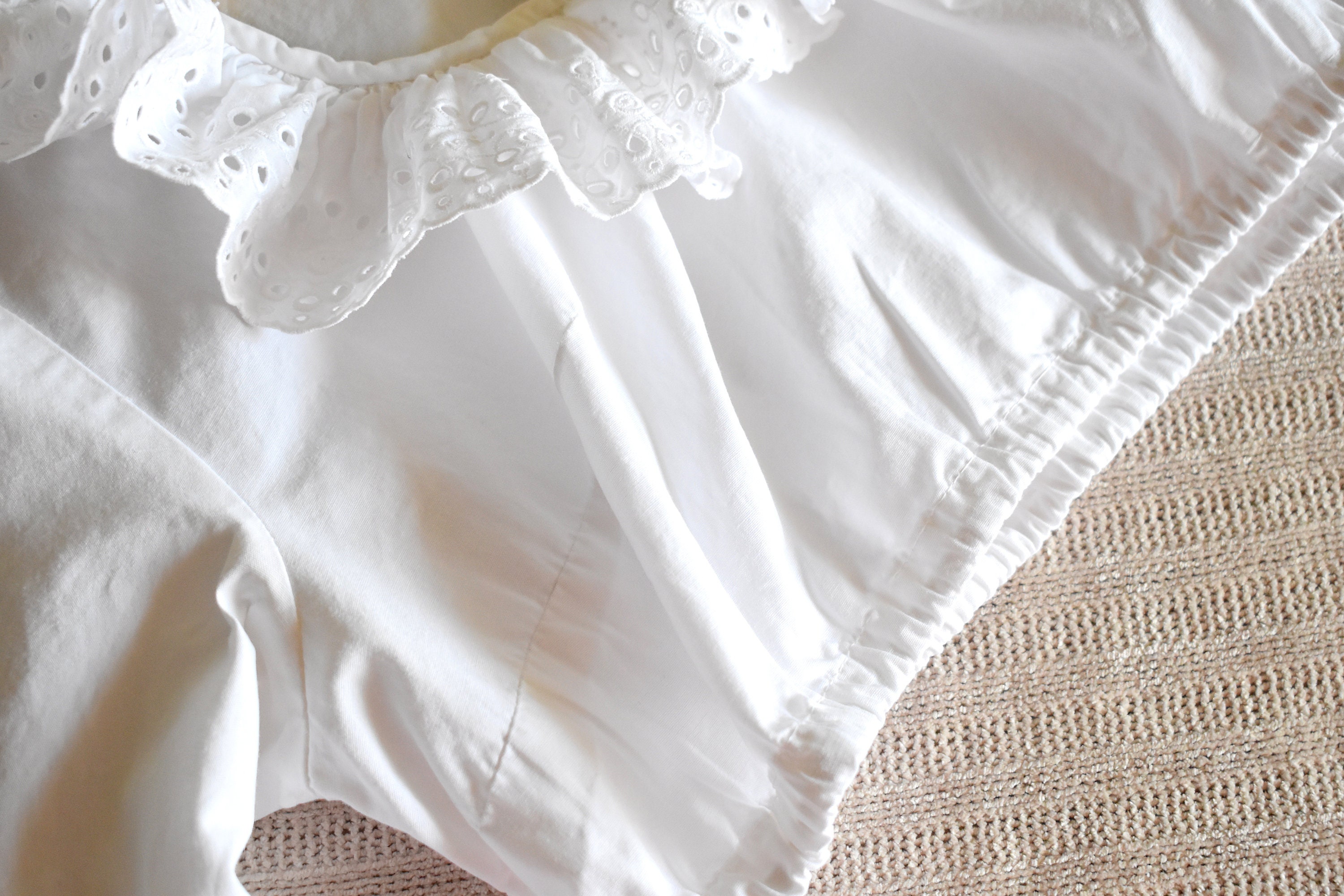 Vintage 90's White Dirndl Crop Top/laced Peasant - Etsy
