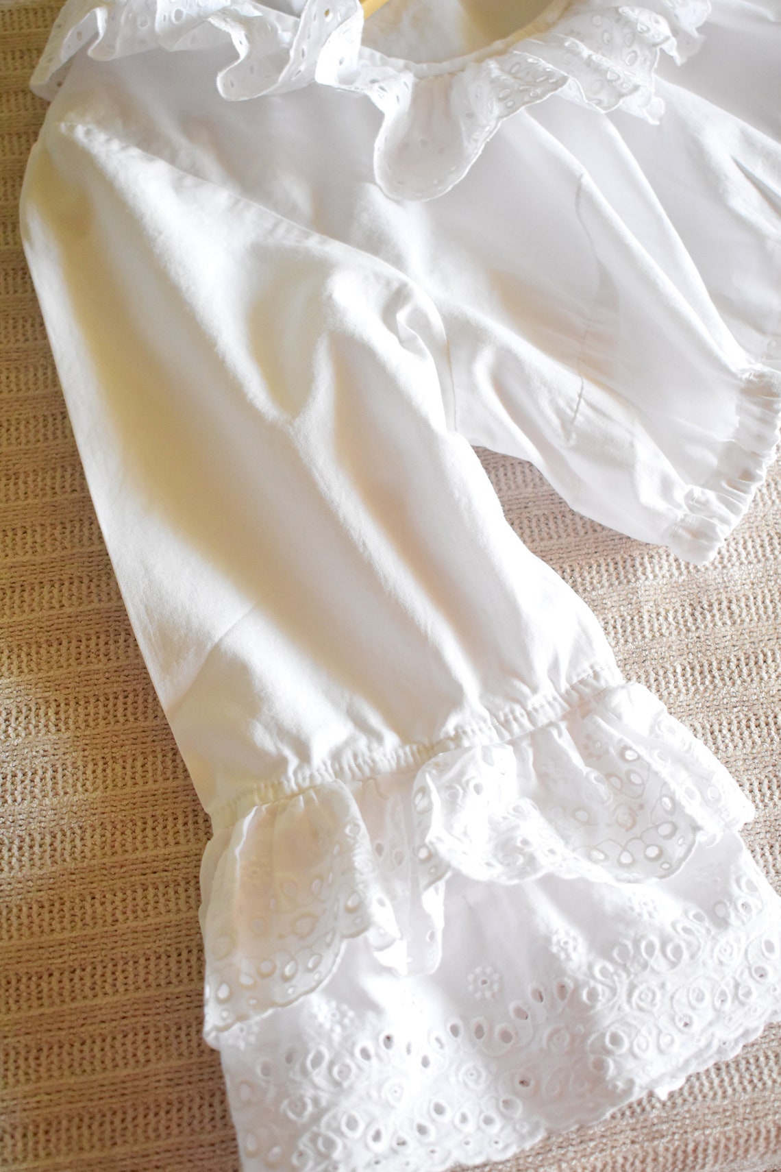 Vintage 90's White Dirndl Crop Top/laced Peasant - Etsy
