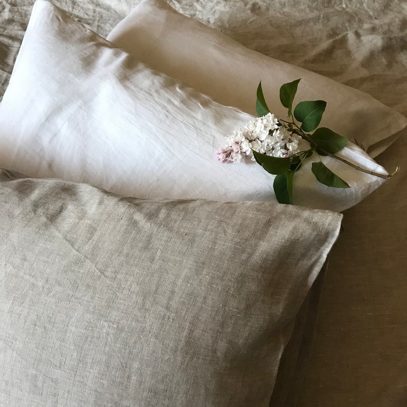 Linen Pillow Case / SOFTENED Linen / Pillow Sham / Pillow | Etsy Linen Pillow Case / SOFTENED Linen / Pillow Sham / Pillow | Etsy