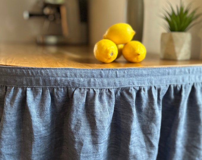 Ruffled Desk Skirt - Etsy