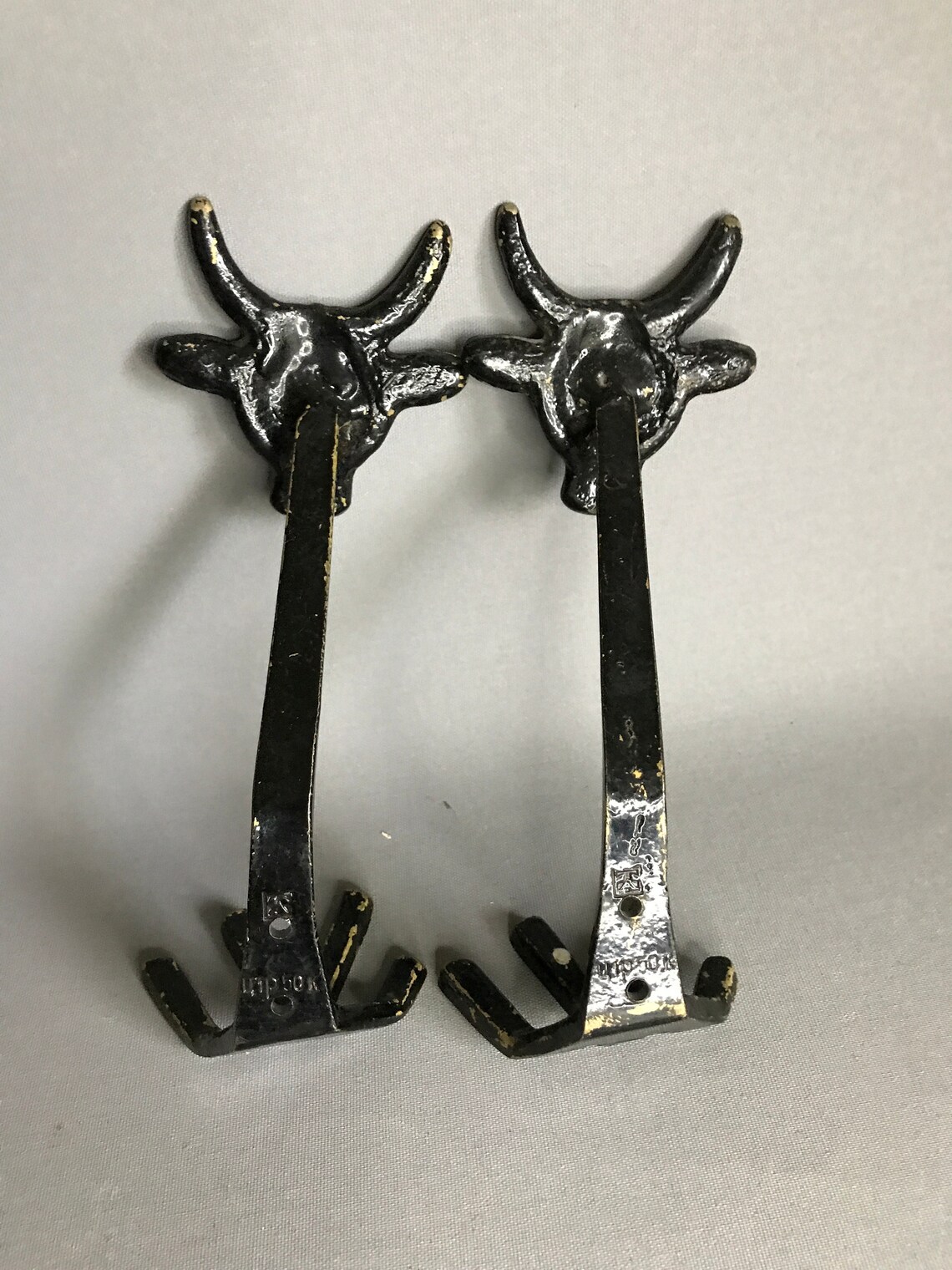 Brass Coat Hooks / Wall Hook / Cow - Etsy