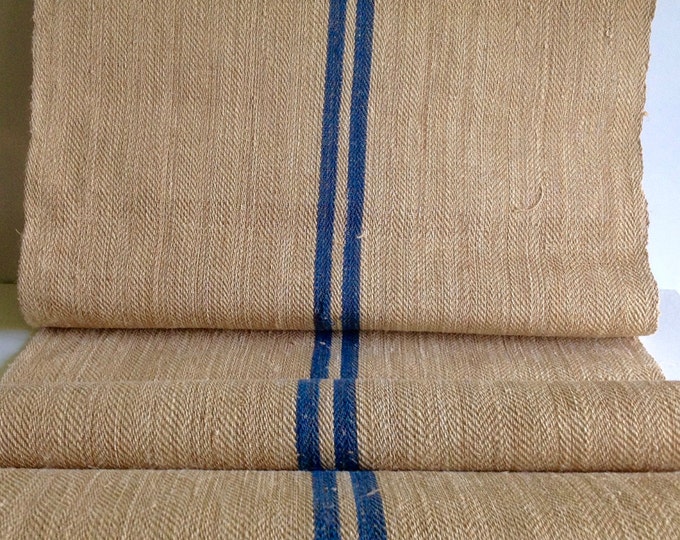 Vintage Handwoven Linen / Floor Runner / Antique European Linen ...