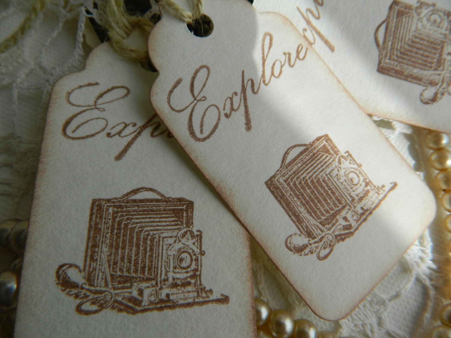 Explore Vintage Inspired Camera Gift Tags Set of 6 - Etsy