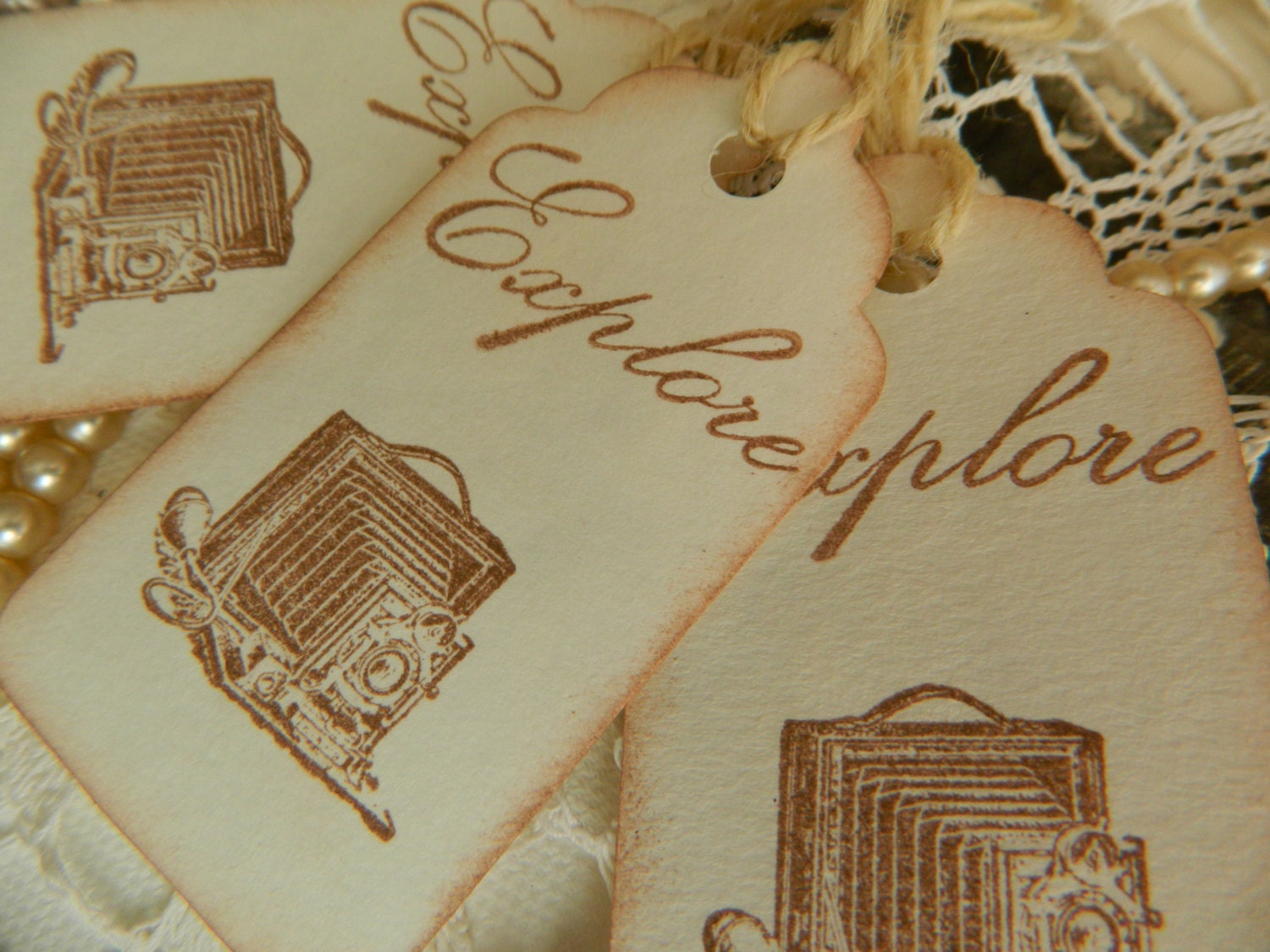 Explore Vintage Inspired Camera Gift Tags Set of 6 - Etsy