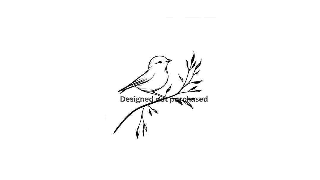 Little Bird, Minimalist Tattoo Digital Art Download Printable Art - Etsy