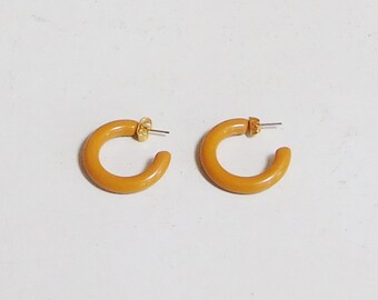 Plastic hoop earrings | Etsy