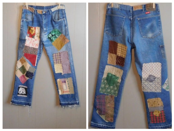 Diy Patchwork Jeans