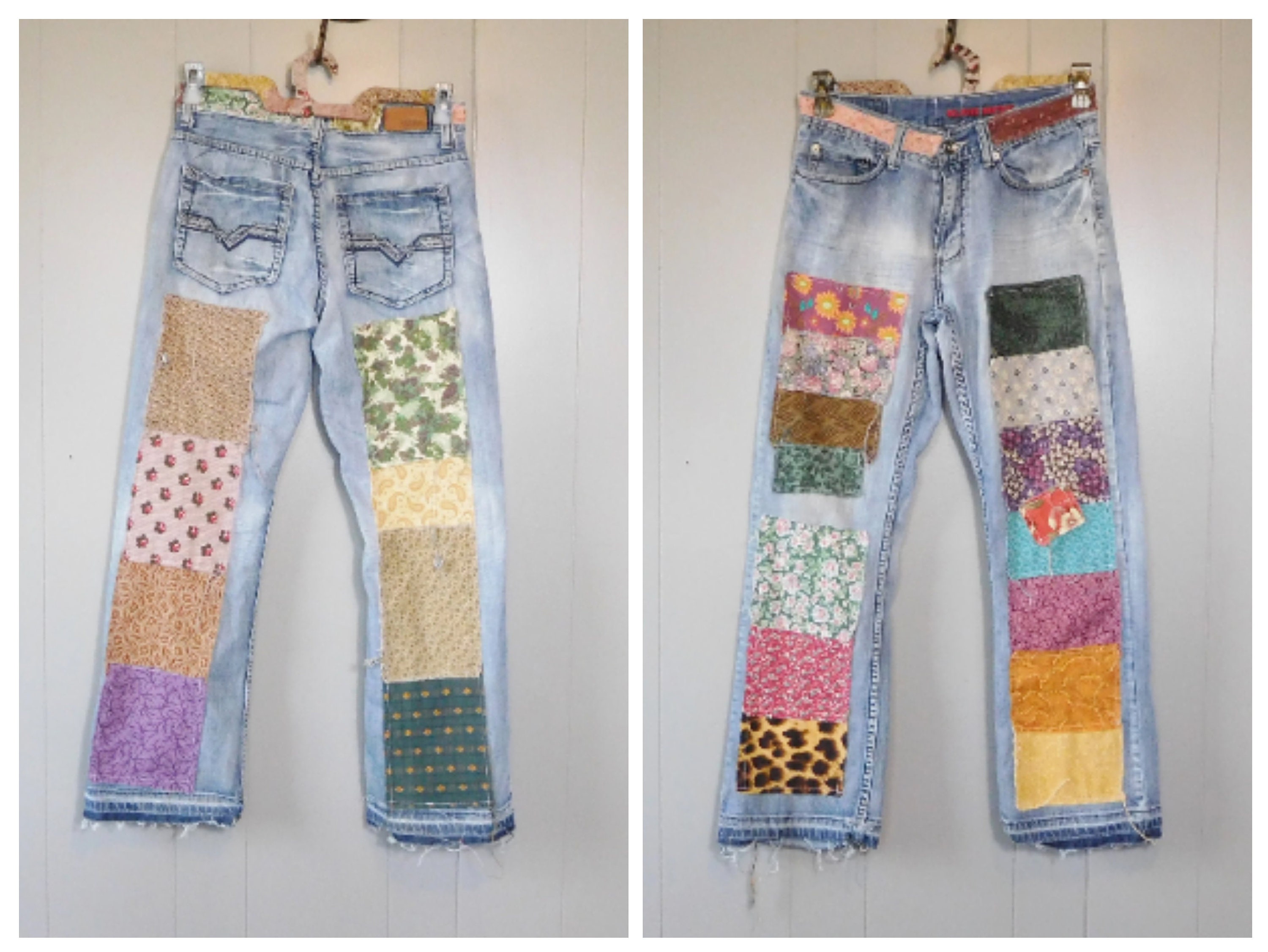 Diy Patchwork Jeans