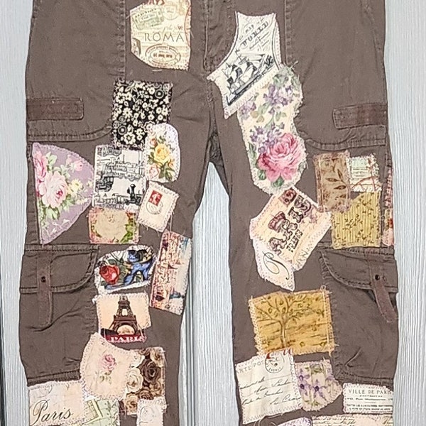 Patch Pants - Etsy