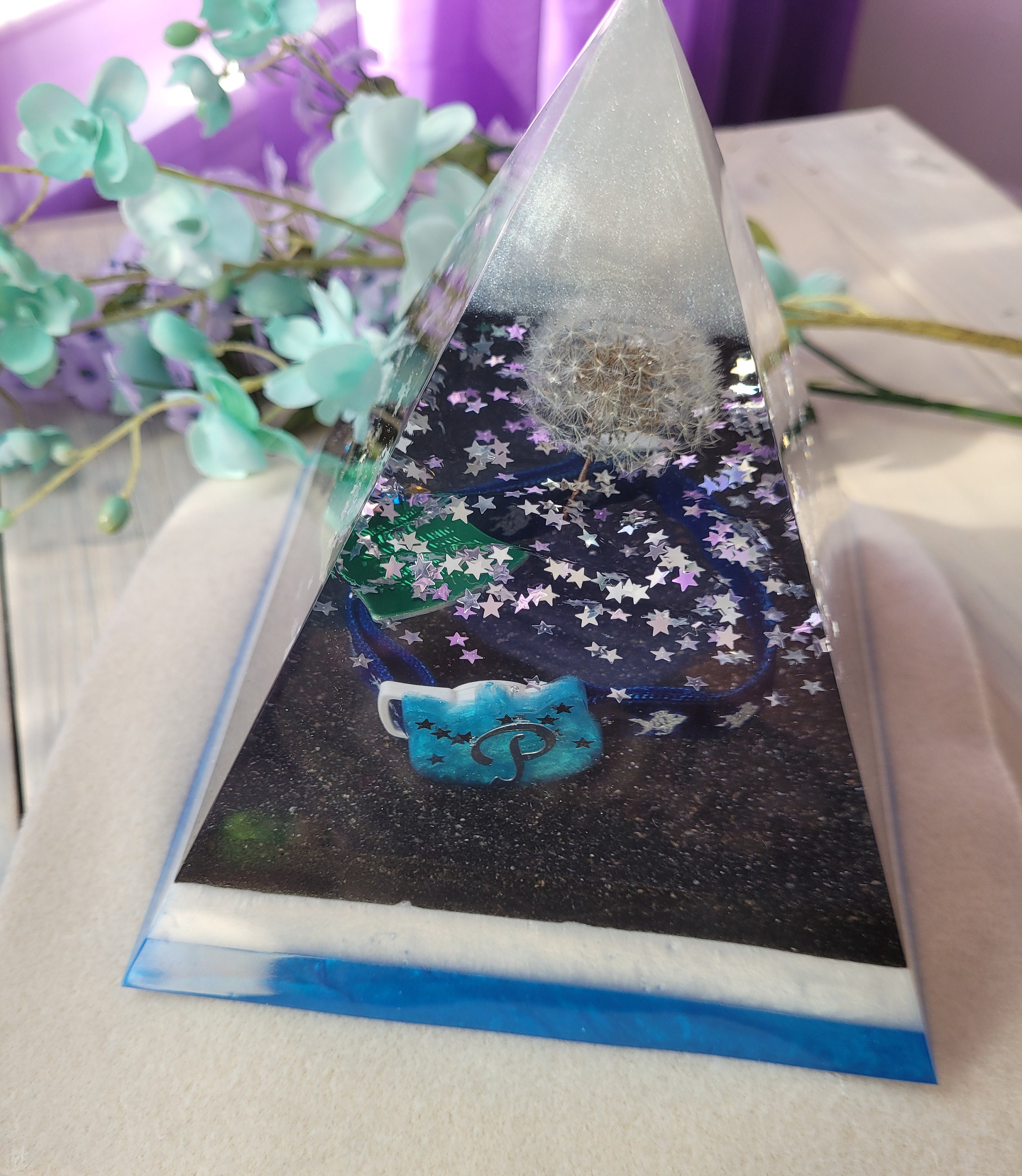 Large Memorial Pyramid Custom Handmade With Epoxy Resin - Etsy