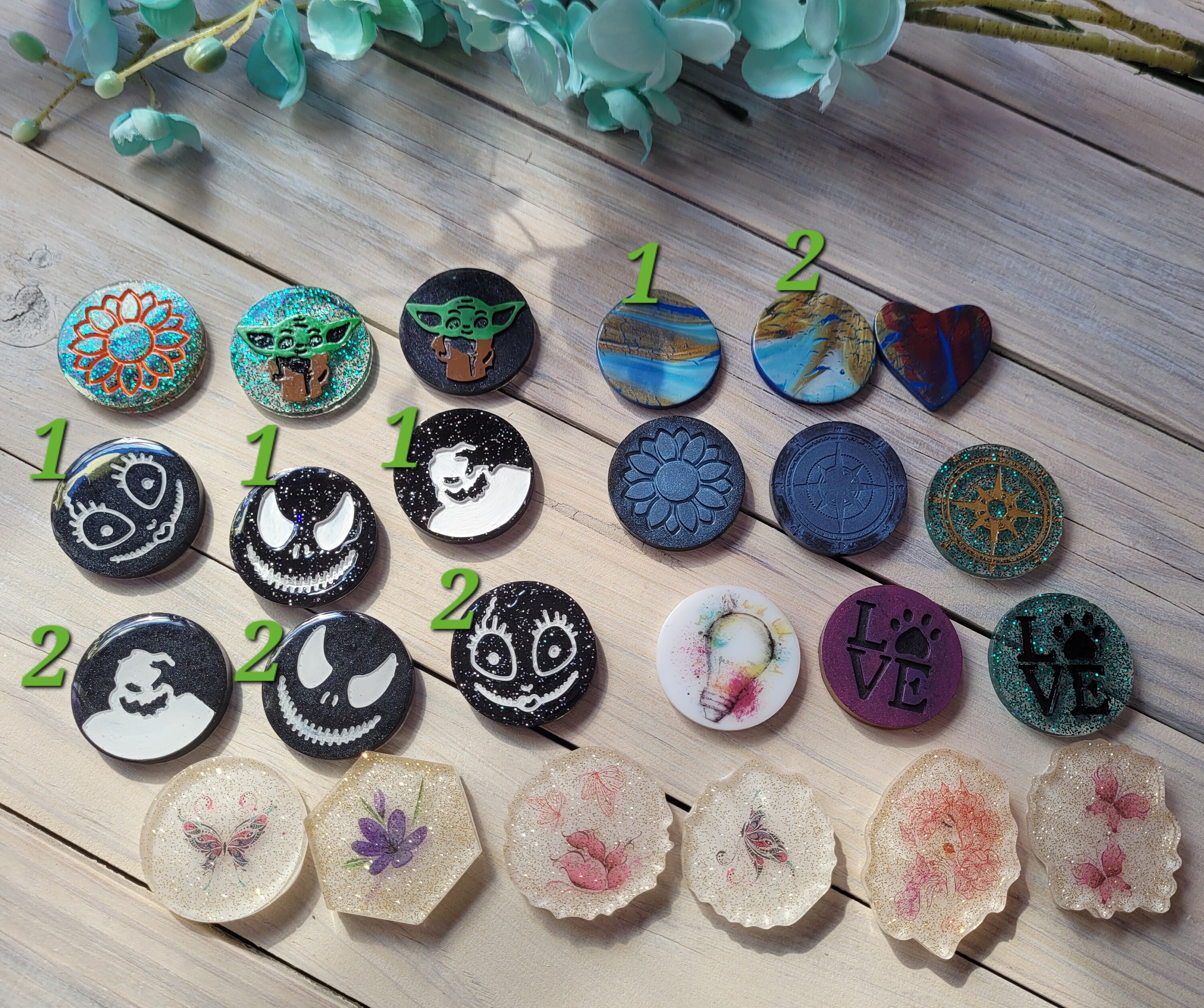 Retractable Custom Made Resin Badge Reels - Etsy