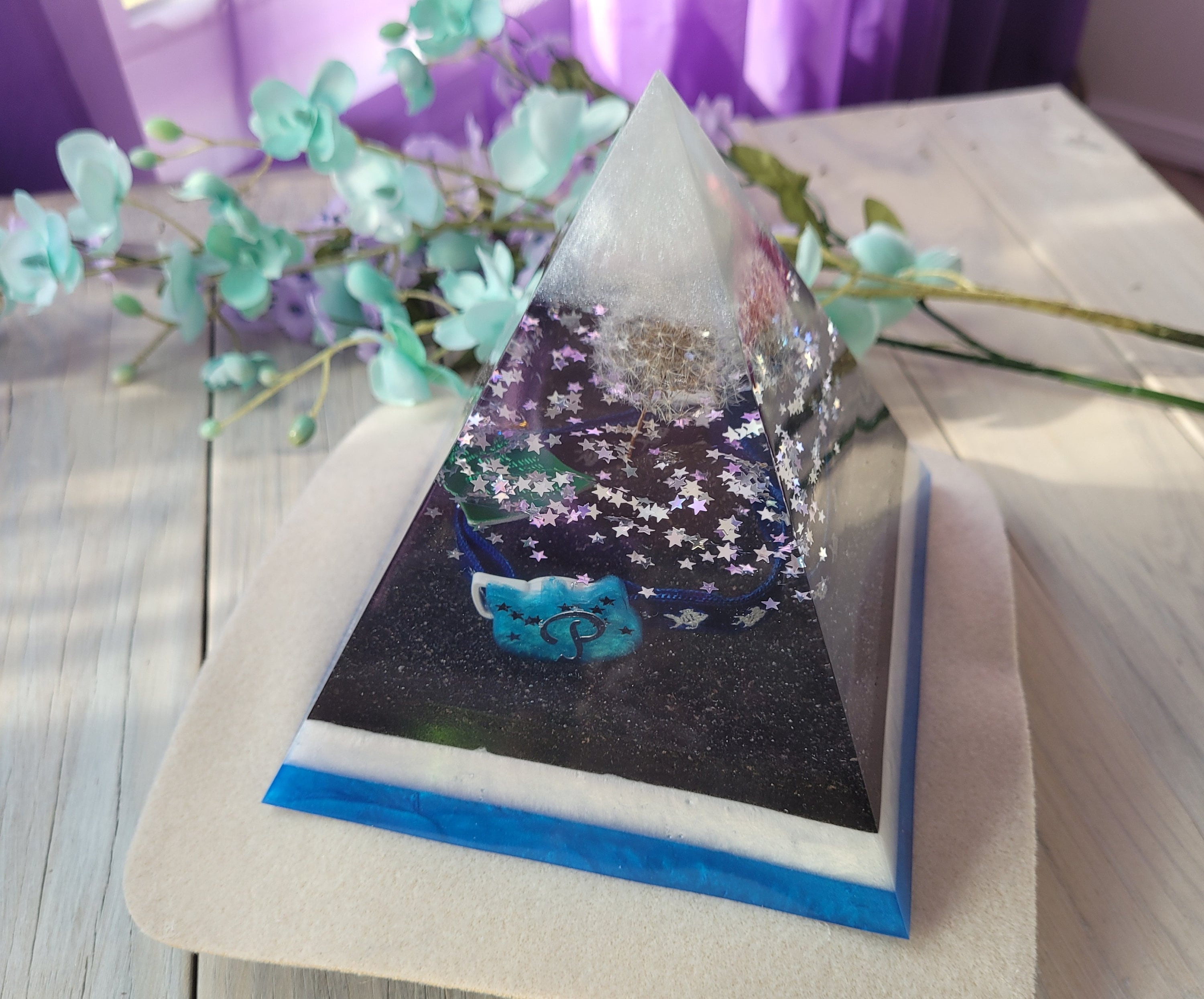 Large Memorial Pyramid Custom Handmade With Epoxy Resin - Etsy