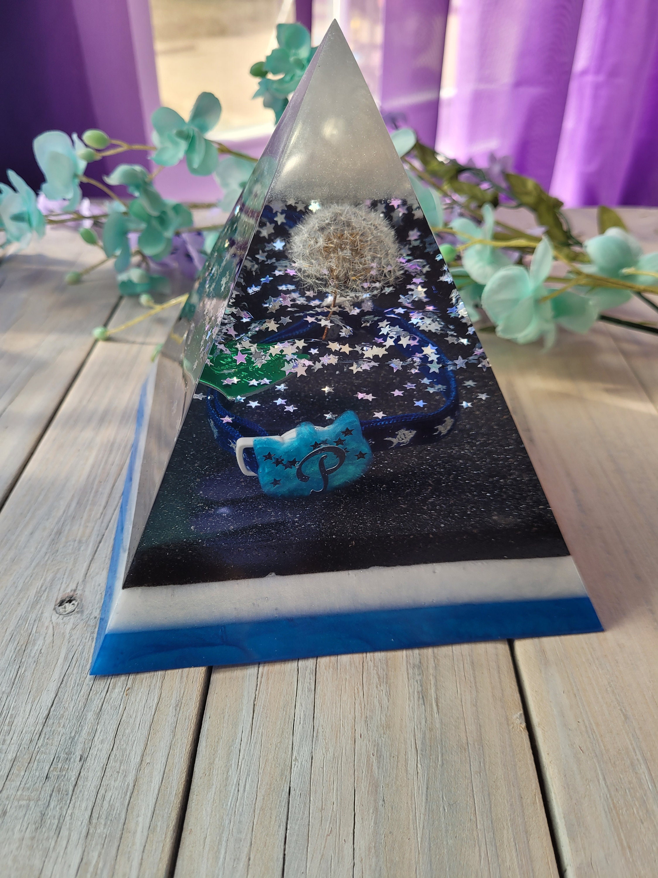 Large Memorial Pyramid Custom Handmade With Epoxy Resin - Etsy