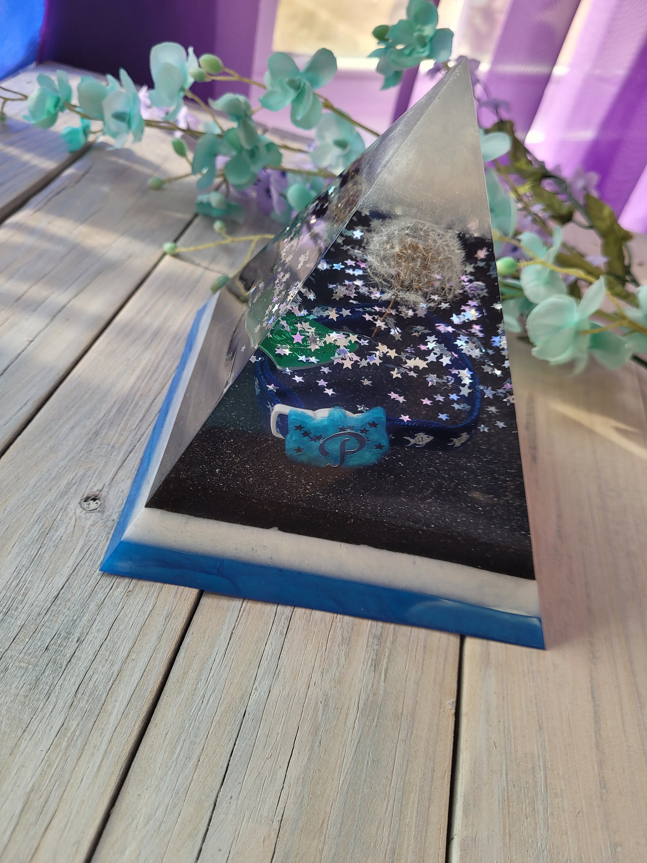 Large Memorial Pyramid Custom Handmade With Epoxy Resin - Etsy