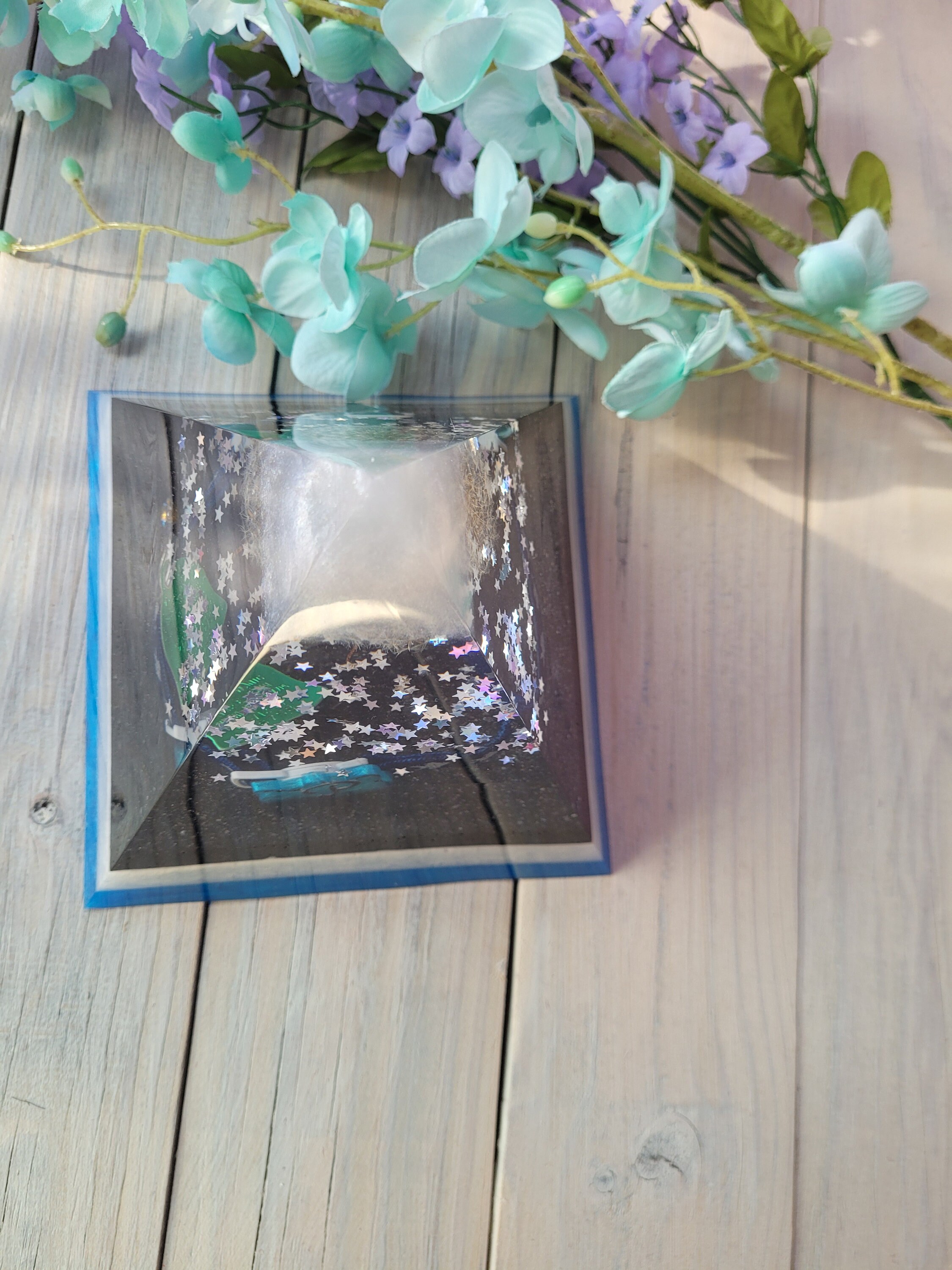 Large Memorial Pyramid Custom Handmade With Epoxy Resin - Etsy