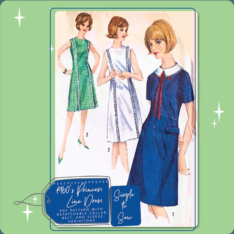 1960s Sewing Pattern - Etsy