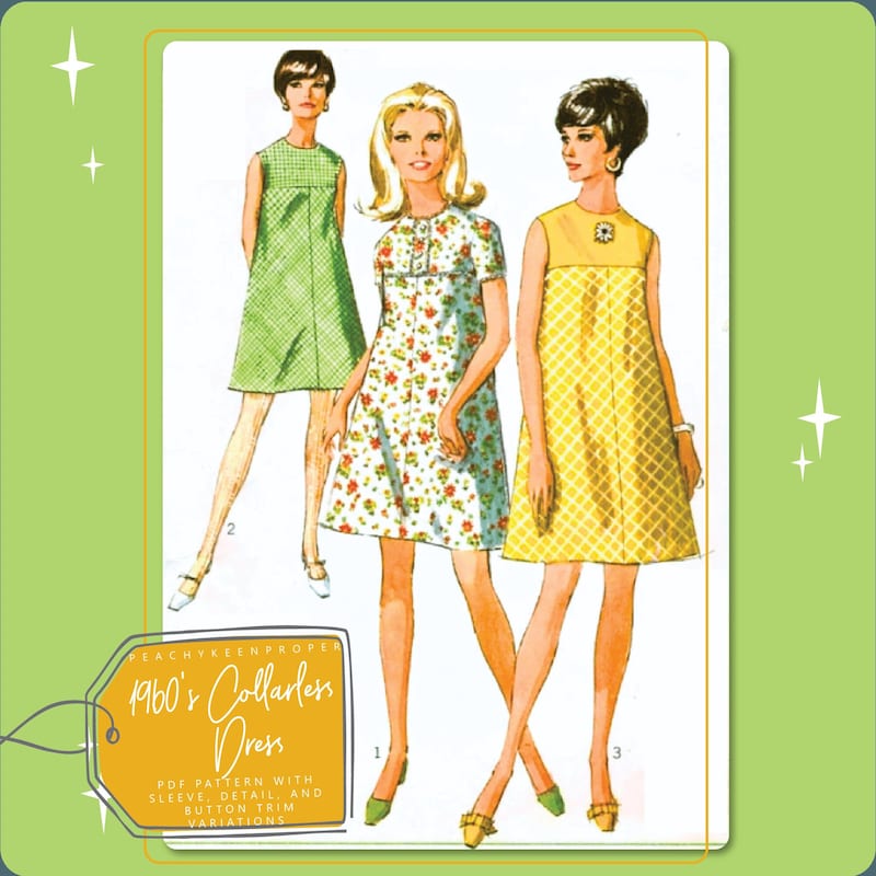 1960s Sewing Pattern - Etsy