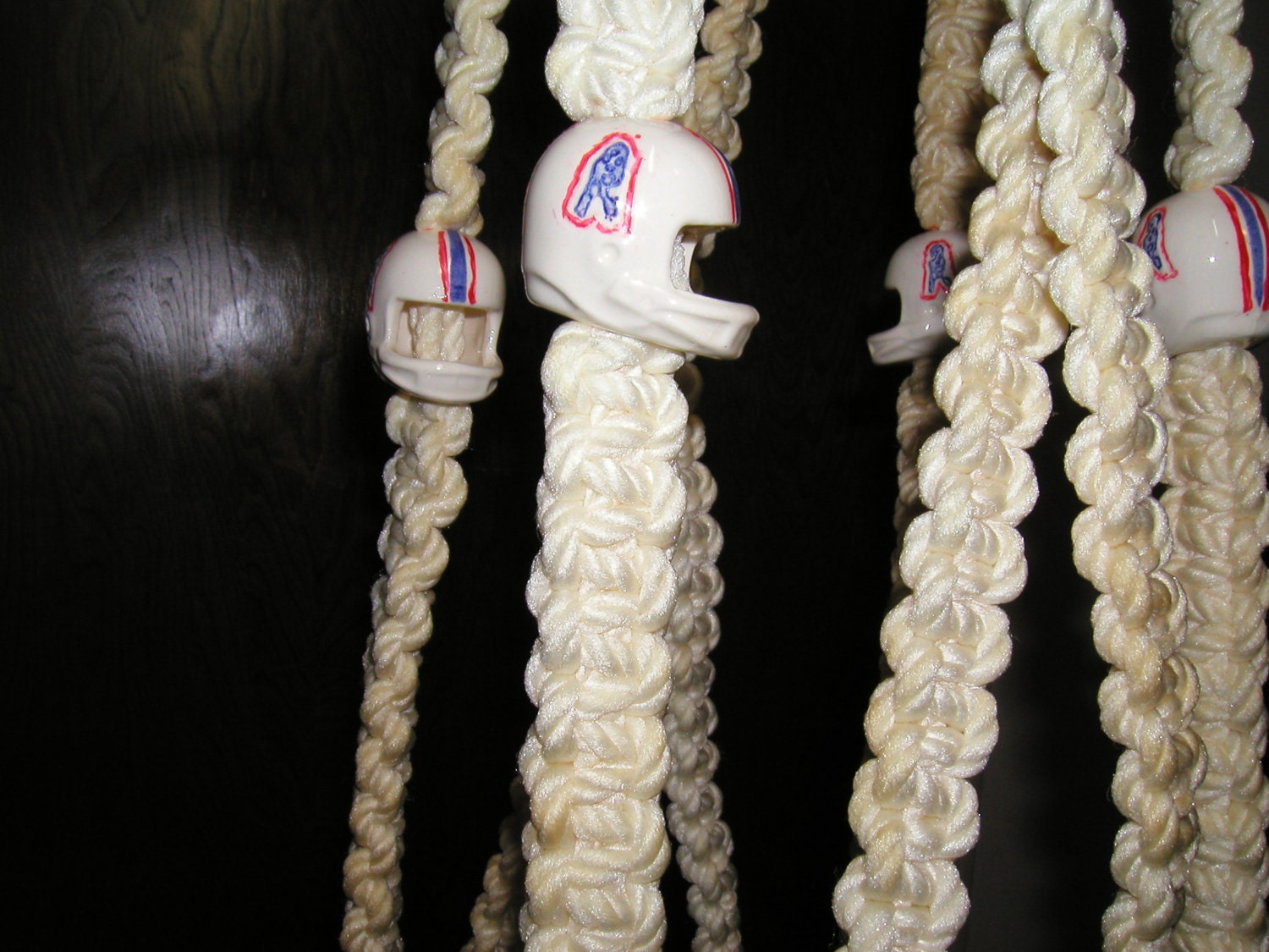 Houston Oilers Derrick Planter With Oiler Helmet Beads - Etsy