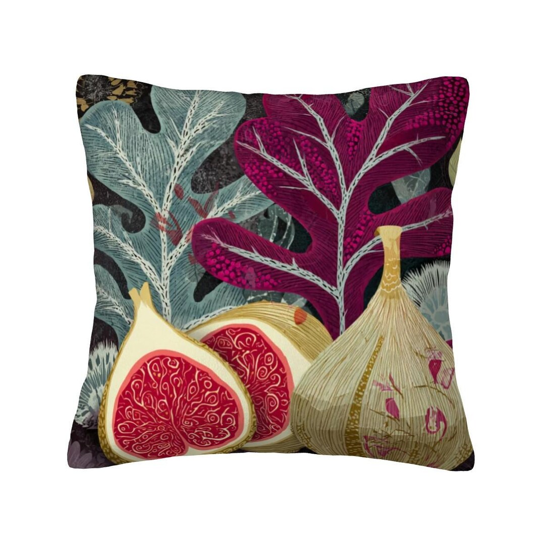 Fig Velvet Throw Pillow Covers (single-sided Design) - Etsy