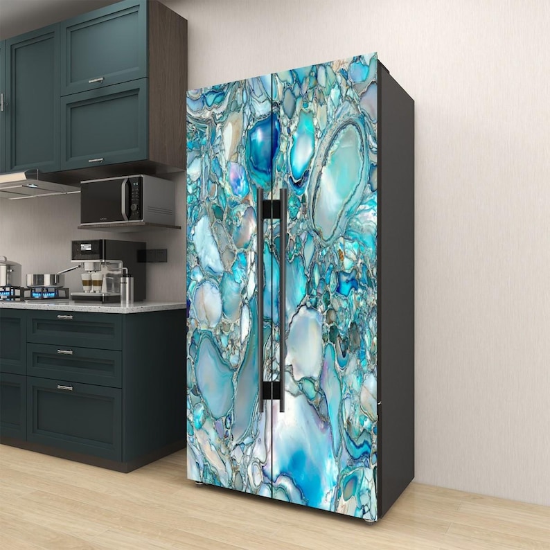 Beach Cottage Self Adhesive Refrigerator Wrap Set - Etsy