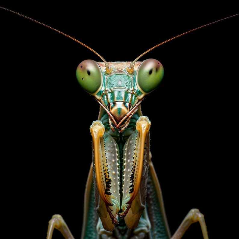 Praying Mantis Insect Digital Printable Download - Etsy Canada