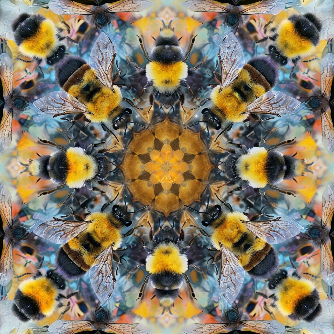 Bee Pattern Printable Digital Download - Etsy