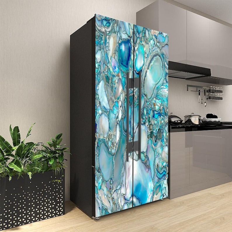 Beach Cottage Self Adhesive Refrigerator Wrap Set - Etsy