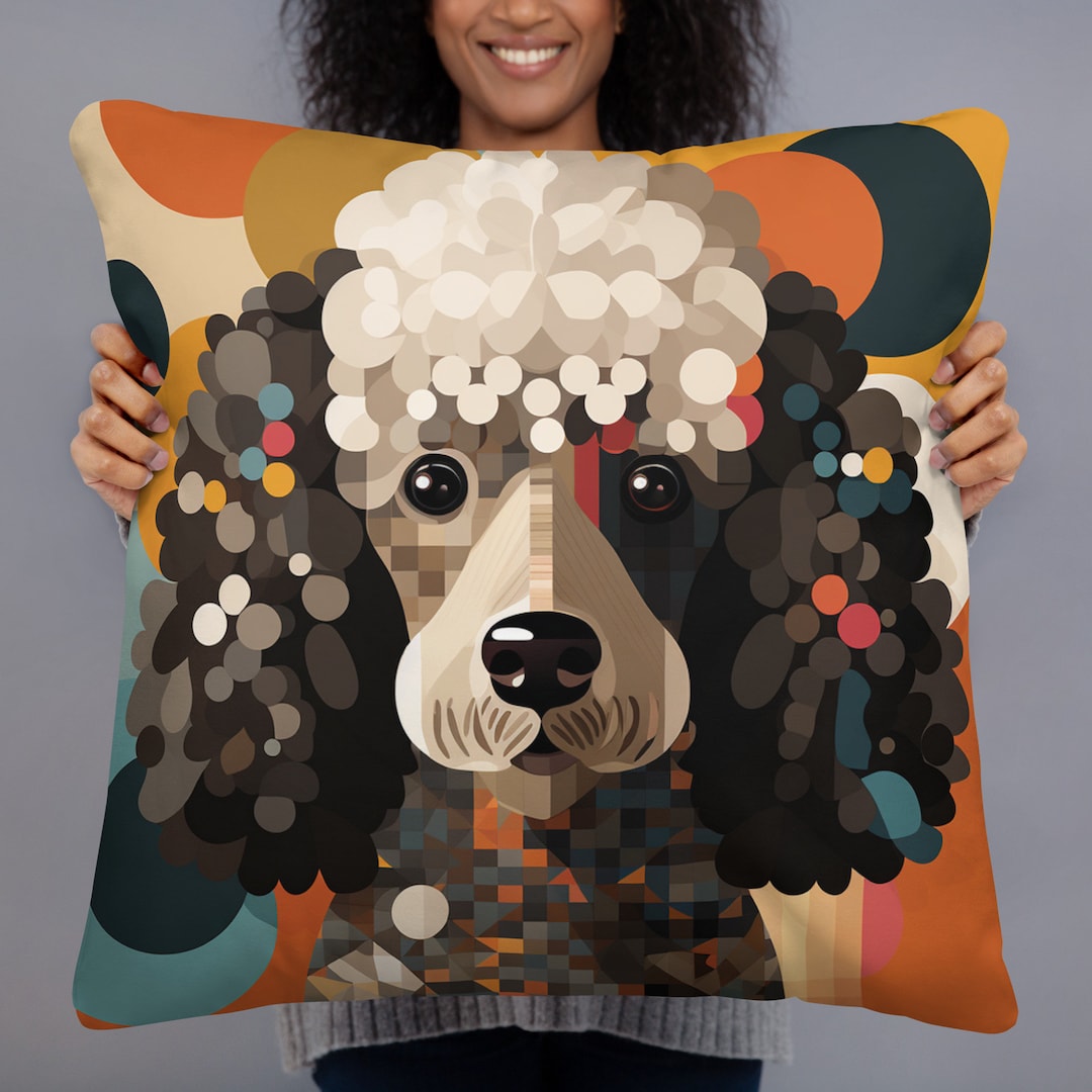 Poodle Pillow Front and Back Different Image - Etsy