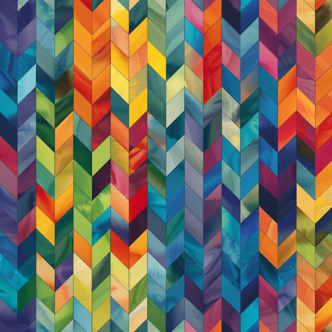 Color Block Rainbow Colors Printable Digital Download - Etsy