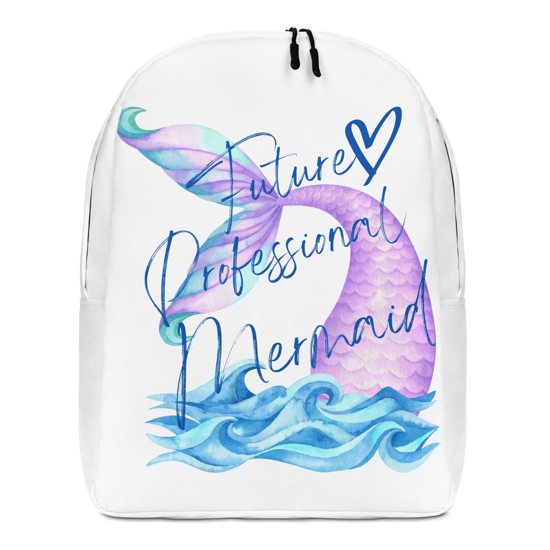 Mermaid Backpack Future Proessional Mermaid - Etsy