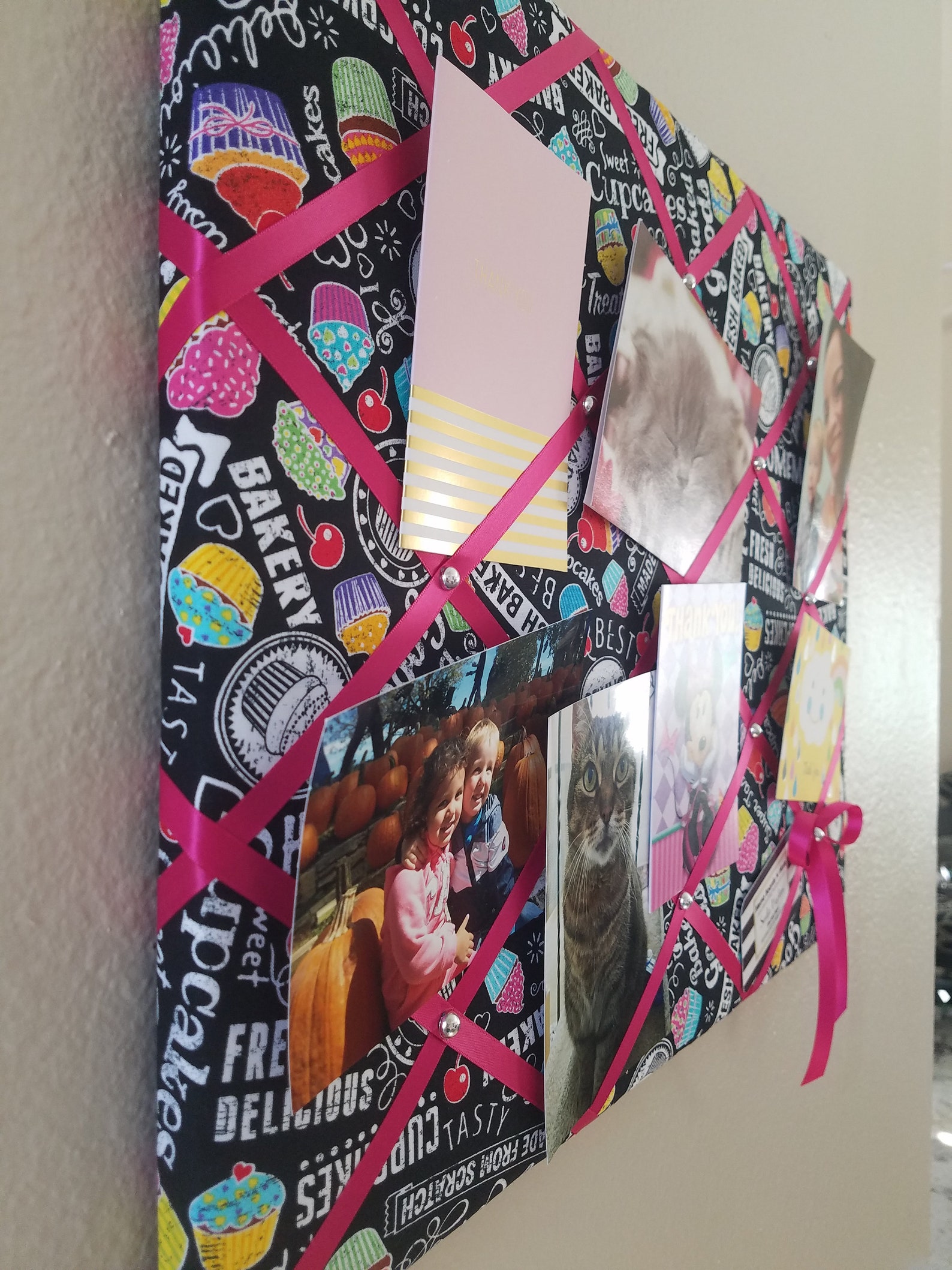 Baking Themed Fabric Memo / Photo / Vision Board - Etsy