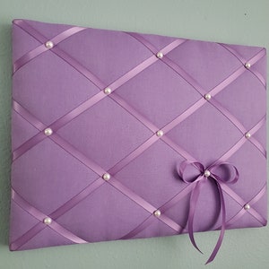 16x12in Light Purple Fabric Memo, Photo, Vision Board - Etsy