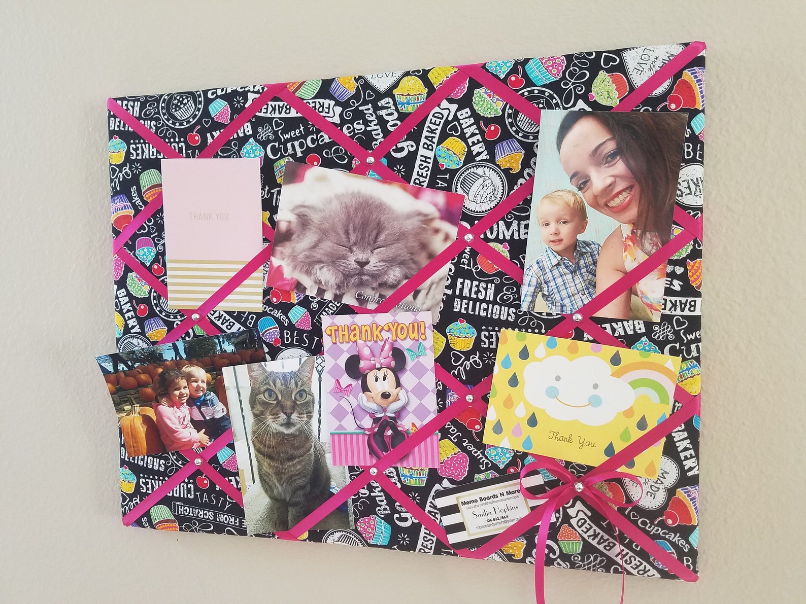 Baking Themed Fabric Memo / Photo / Vision Board - Etsy