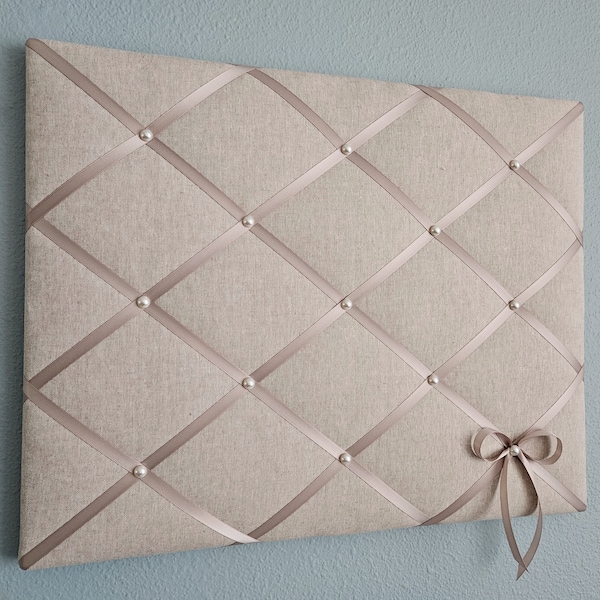 Linen Pin Board - Etsy