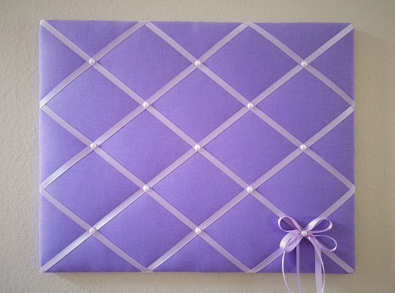 Light Purple Fabric Memo Photo Vision Board - Etsy