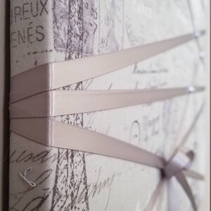 Paris Themed Fabric Memo Photo Vision Board - Etsy