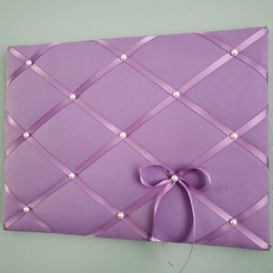 16x12in Light Purple Fabric Memo, Photo, Vision Board - Etsy