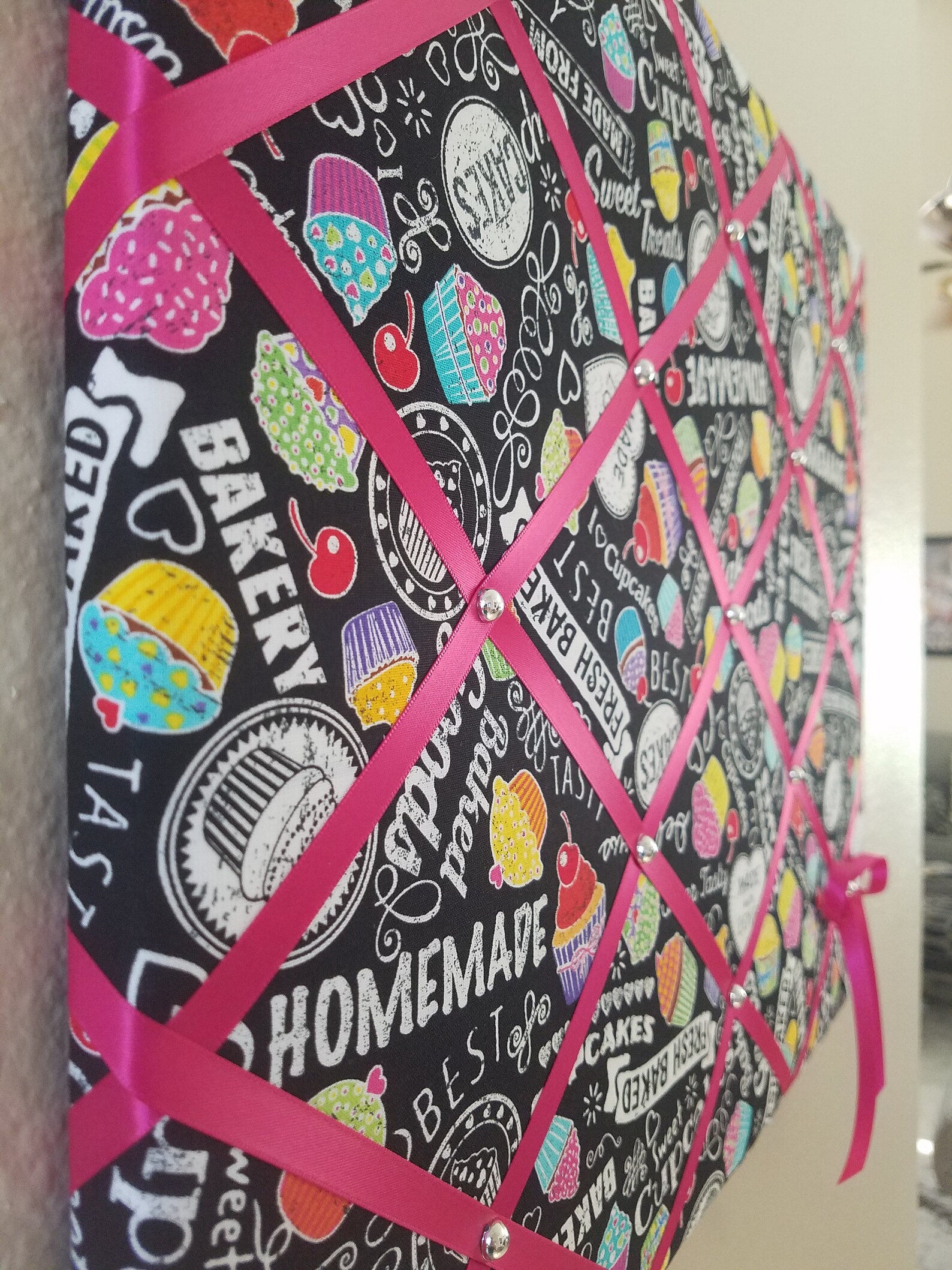 Baking Themed Fabric Memo / Photo / Vision Board - Etsy