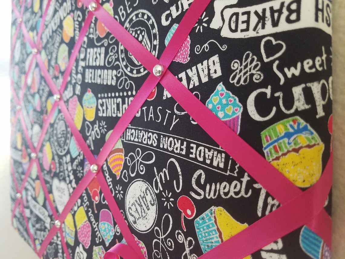 Baking Themed Fabric Memo / Photo / Vision Board - Etsy