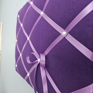 16x12in Purple Fabric Memo, Photo, Vision Board - Etsy