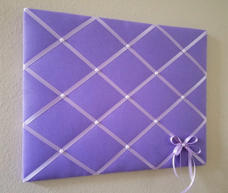 Light Purple Fabric Memo Photo Vision Board - Etsy