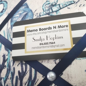 24x20in Ocean Themed Fabric Memo, Photo, Vision Board - Etsy