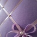 Light Purple Fabric Memo Photo Vision Board - Etsy