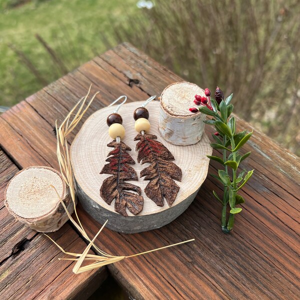 Rustic Earrings - Etsy